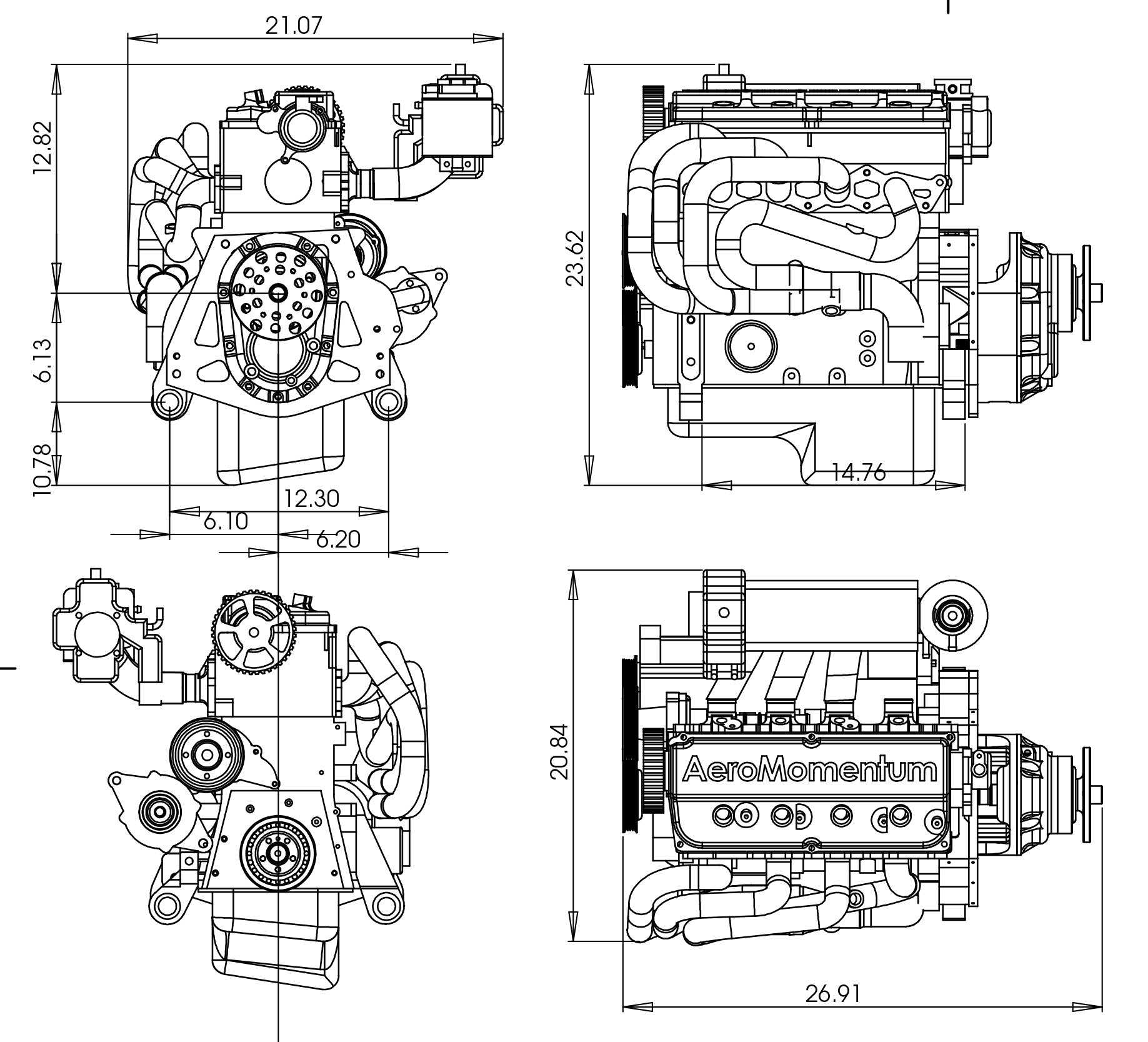 Aero Momentum Europe™ - Engines: AM13, AM15